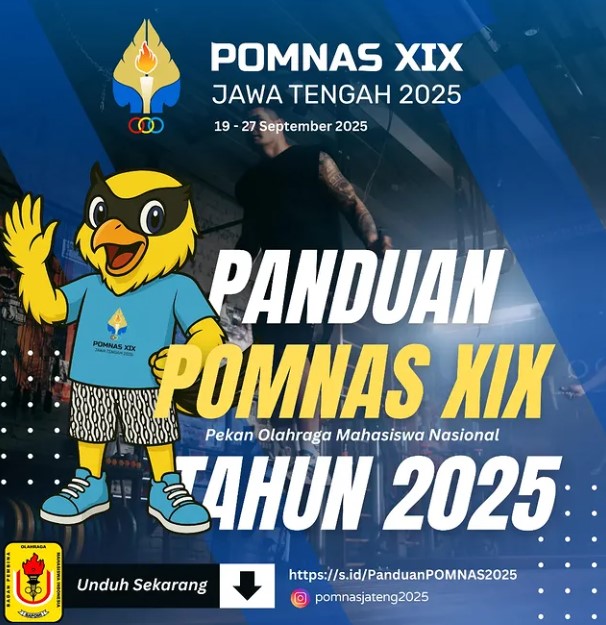 Panduan Pekan lahraga Mahasiswa Nasional (POMNAS) XIX Tahun 2025