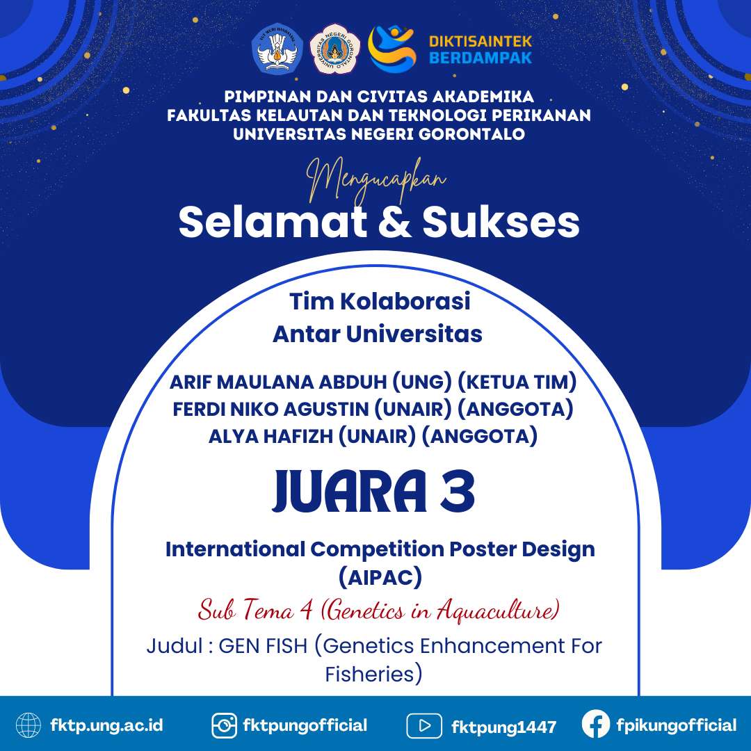Mahasiswa UNG Berkolaborasi dengan UNAIR, Raih Juara 3 di Ajang ...