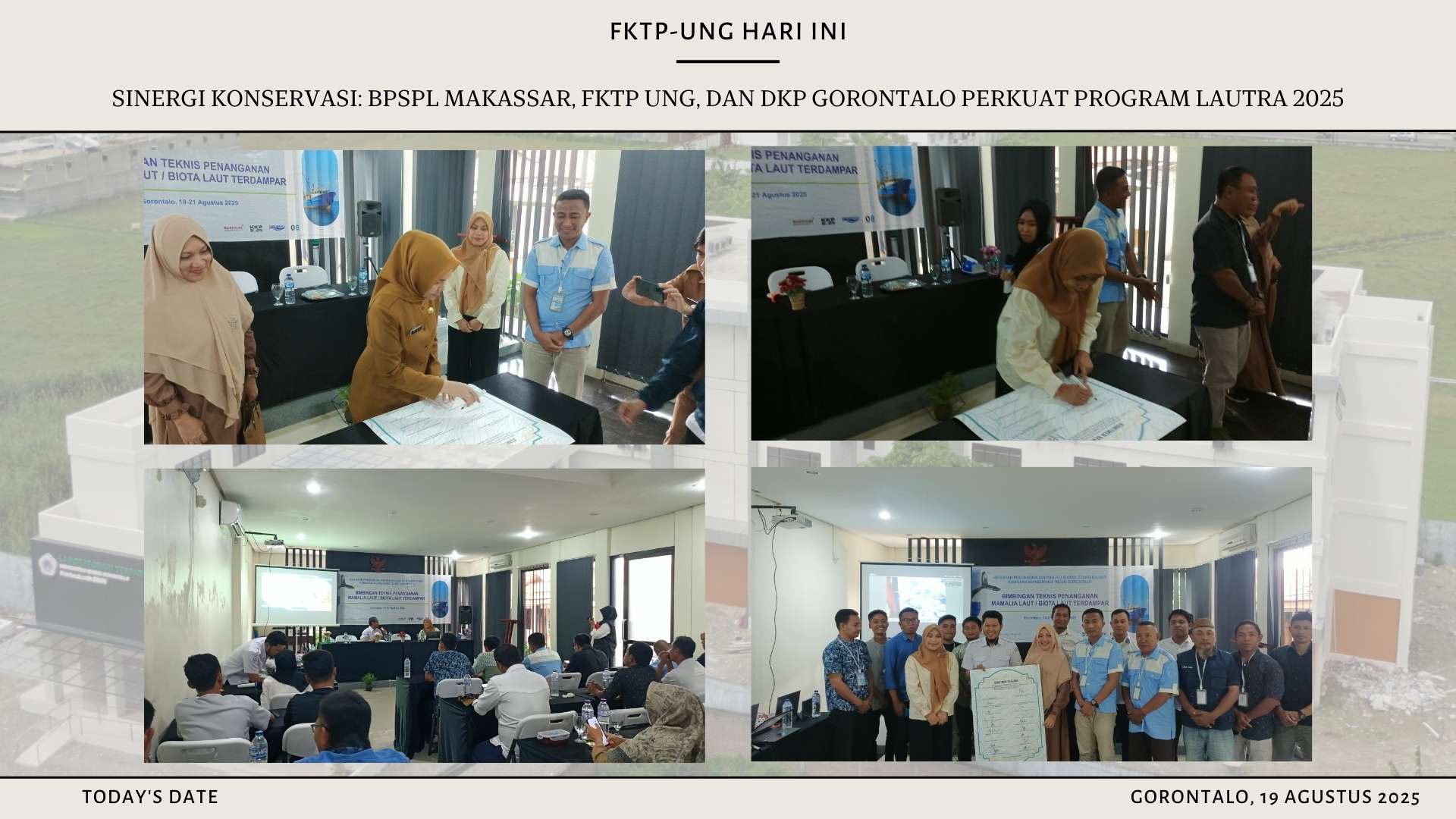 Sinergi Konservasi: BPSPL Makassar, FKTP UNG, dan DKP Gorontalo Perkuat ...