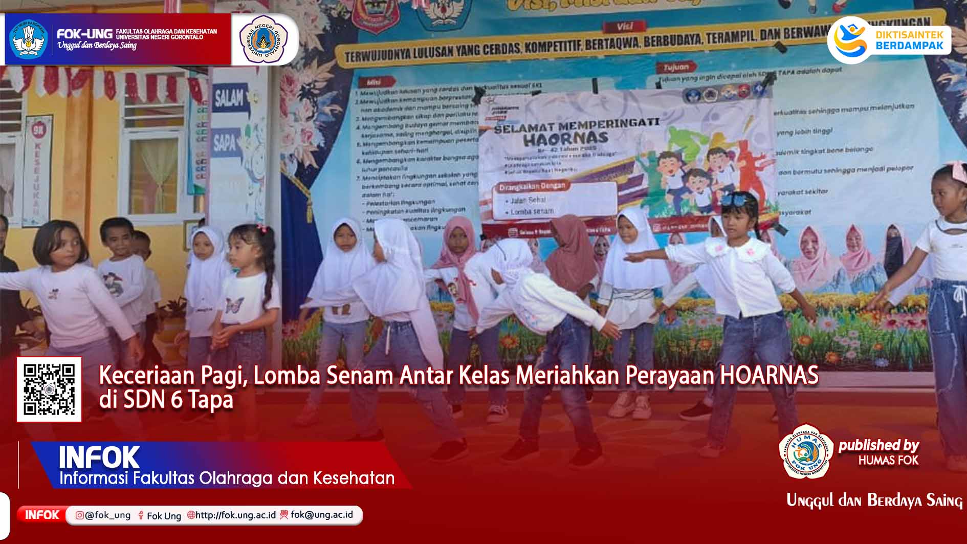 Keceriaan Pagi, Lomba Senam Antar Kelas Meriahkan Perayaan HOARNAS di ...
