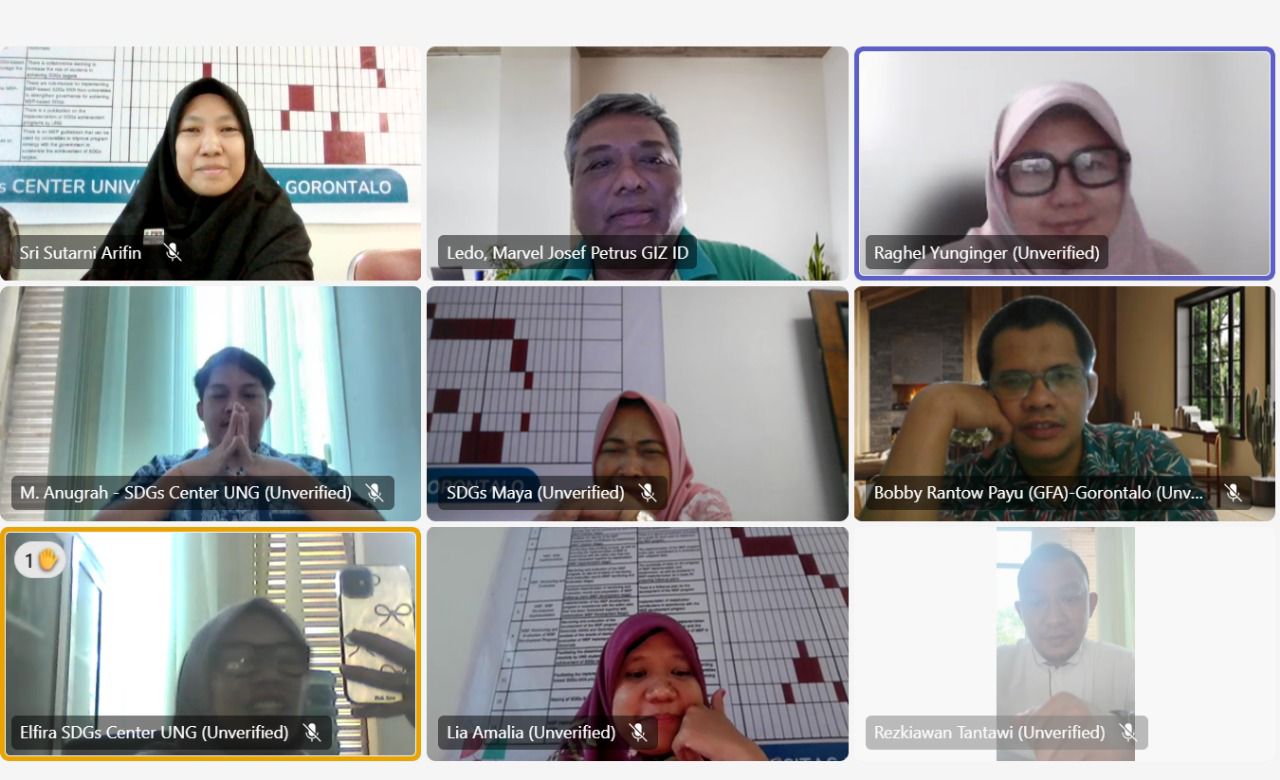 MSP Refreshing Training untuk Penguatan Kapasitas SDGs Center UNG