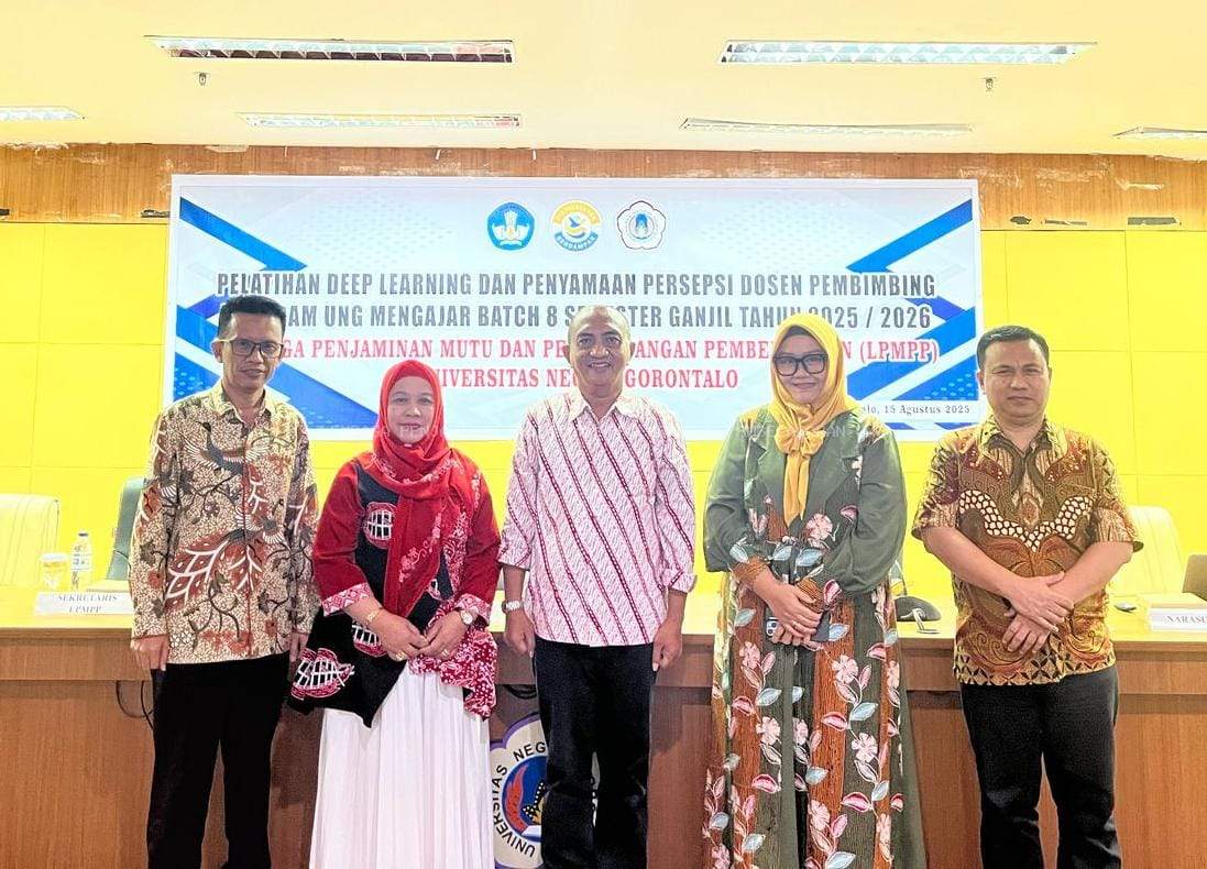 LPMPP UNG Gelar Pelatihan Deep Learning dan Penyamaan Persepsi DPL ...